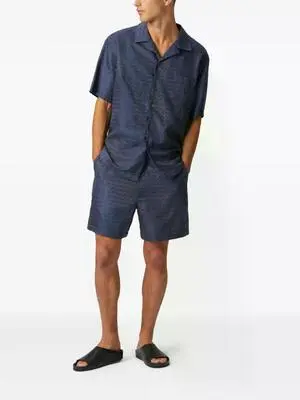 Missoni Chevron-pattern Shorts - Blue