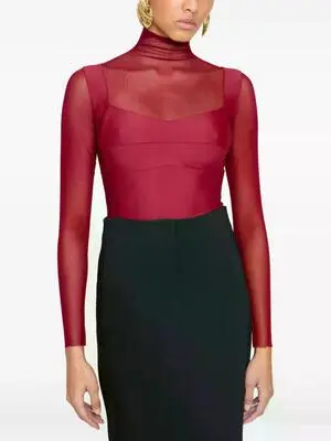 ATU BODY COUTURE Paneled Bodysuit - Red