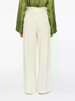 TOTEME Belted-waist Flared Trousers