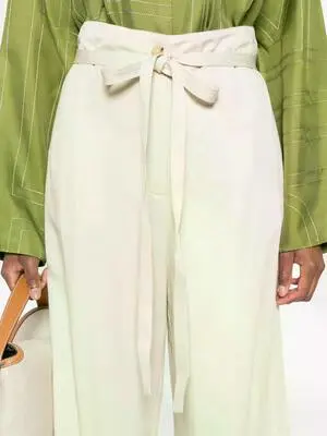 TOTEME Belted-waist Flared Trousers