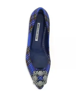 Manolo Blahnik Hangisi Ballerina Shoes
