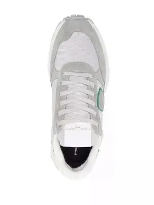 Philippe Model Logo-patch Low-top Sneakers - Grey