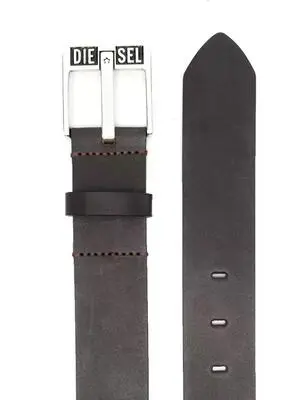 DIESEL® Bluestar Ii Leather Belt - Black