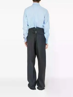 MAISON MARGIELA Barathea Wool Trousers