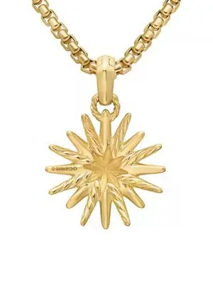David Yurman 18kt Yellow Starburst Charm