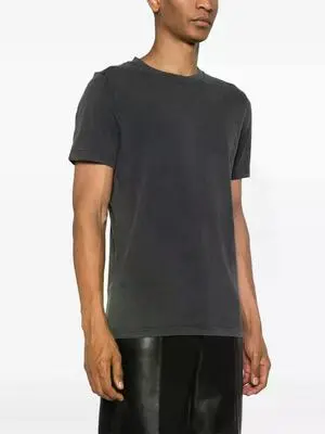 COURREGES Crew-neck Cotton T-shirt