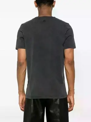 COURREGES Crew-neck Cotton T-shirt