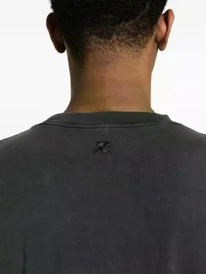 COURREGES Crew-neck Cotton T-shirt