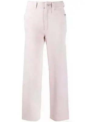 BARRIE High-rise Straight-leg Trousers