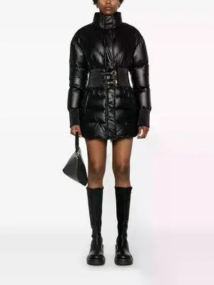 Versace Baroque-buckle Padded Jacket
