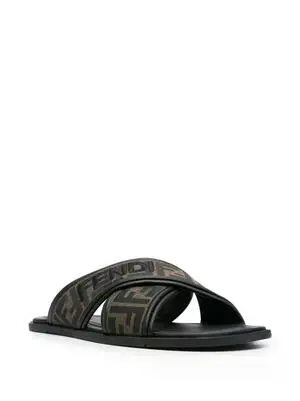 Fendi Ff-jacquard Slides