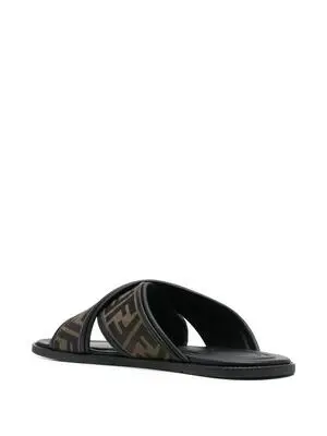 Fendi Ff-jacquard Slides