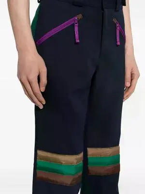 Kolor Paneled Straight-leg Trousers