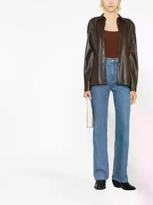WANDLER High-waisted Straight Leg Jeans