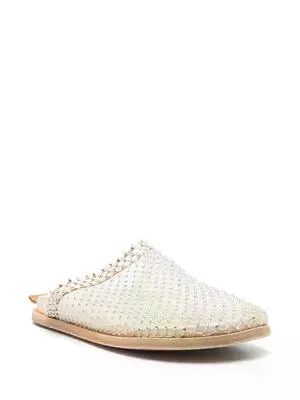 FORTE_FORTE Rhinestone-embellished Slippers