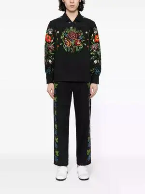 BODE Beaded Concord Embroidered Trousers