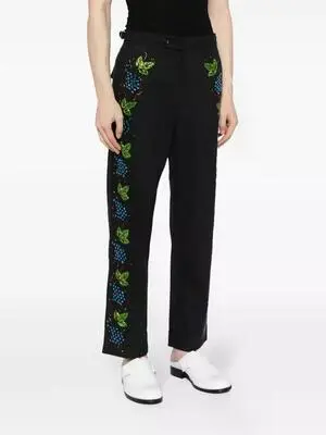 BODE Beaded Concord Embroidered Trousers