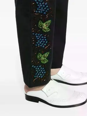 BODE Beaded Concord Embroidered Trousers