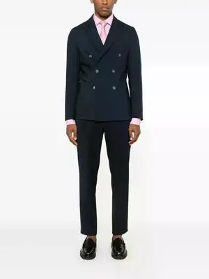 BOSS Double-breasted Blazer - Blue