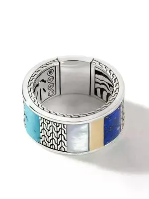 John Hardy Classic Chain Multi-stone Ring - Silver