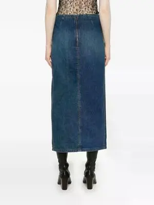 Chloé Denim Midi Skirt