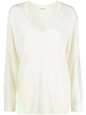 P.a.r.o.s.h V-neck Wool Knitted Top