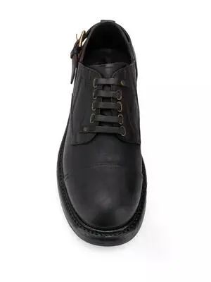 Dolce & Gabbana Leather Buckle Derby Shoes