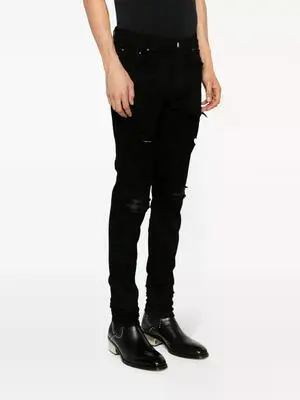 Amiri Mx1 Distressed Italian Stretch Denim Jeans