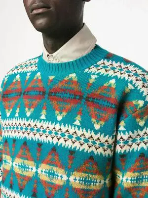 Junya Watanabe Intarsia-knit Wool Jumper