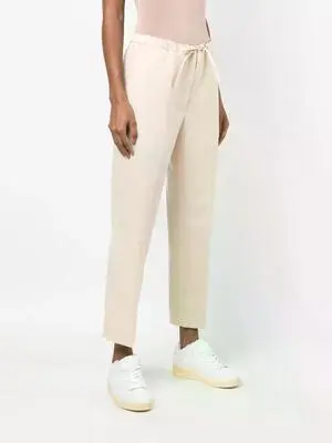 JIL SANDER Drawstring Cropped Trousers