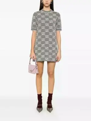 Gucci Gg Jacquard Mini Dress