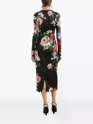 Dolce & Gabbana Floral-print Midi Dress