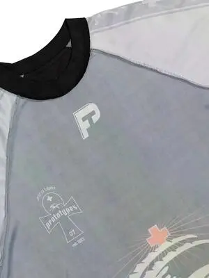 PROTOTYPES Inside Out Football T-shirt - Grey