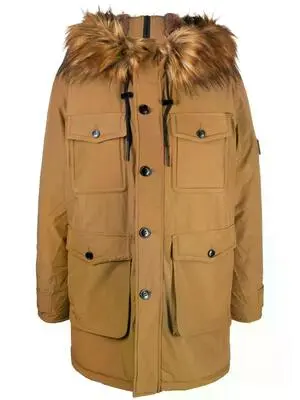 Diesel® Button Detailed Coats For Men