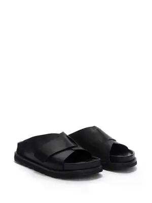 JIL SANDER Platform Leather Slides