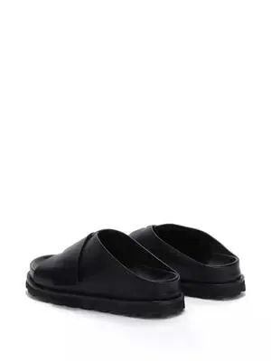 JIL SANDER Platform Leather Slides