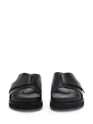 JIL SANDER Platform Leather Slides