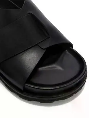 JIL SANDER Platform Leather Slides
