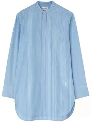 JIL SANDER Saturday Striped Cotton Shirt
