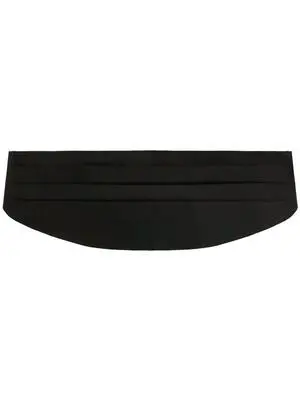 Dolce & Gabbana Silk Belt - Black