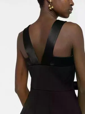 JIL SANDER Bow Detail Mini Dress