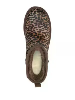 UGG Classic Ultra Mini Leopard Print Boots