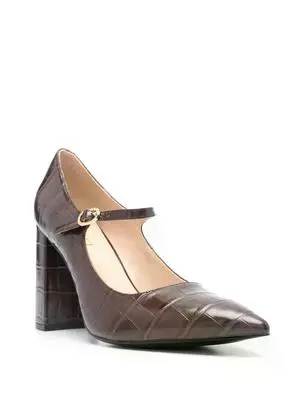 TWINSET 100mm Embossed Crocodile Effect Pumps