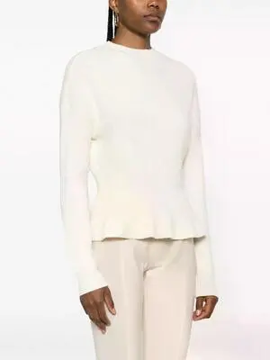 Chloé Peplum-hem Ribbed-knit Jumper