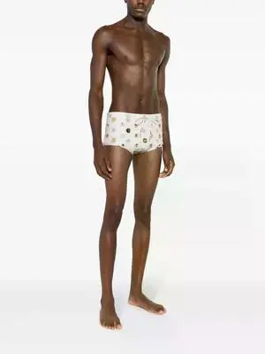 AMIR SLAMA Graphic-print Swim Trunks
