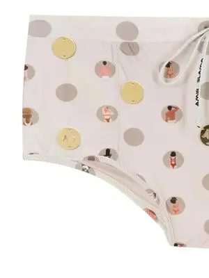 AMIR SLAMA Graphic-print Swim Trunks
