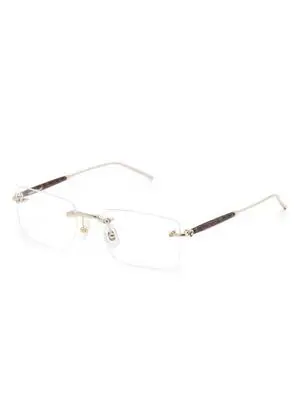 Montblanc Eyeglasses Mb0411o - Gold