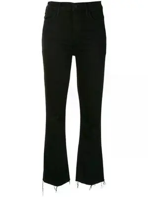 MOTHER Hustler Ankle-crop Kick Flare Jeans