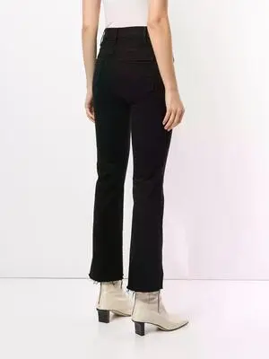 MOTHER Hustler Ankle-crop Kick Flare Jeans