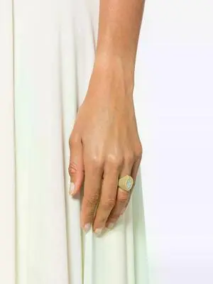 LEANDRA 18kt Yellow Dragon Ring With Diamonds